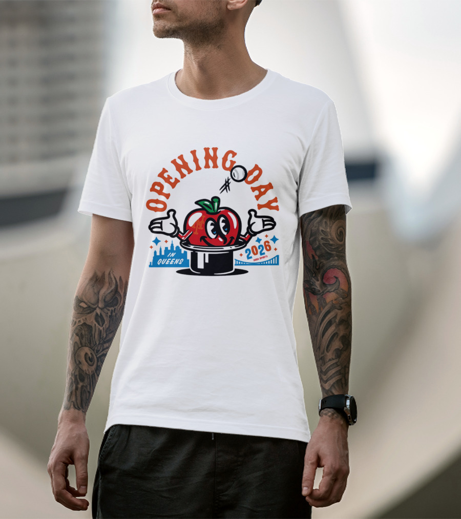 New York Mets Opening Day 2026 Queens Baseball T-Shirt