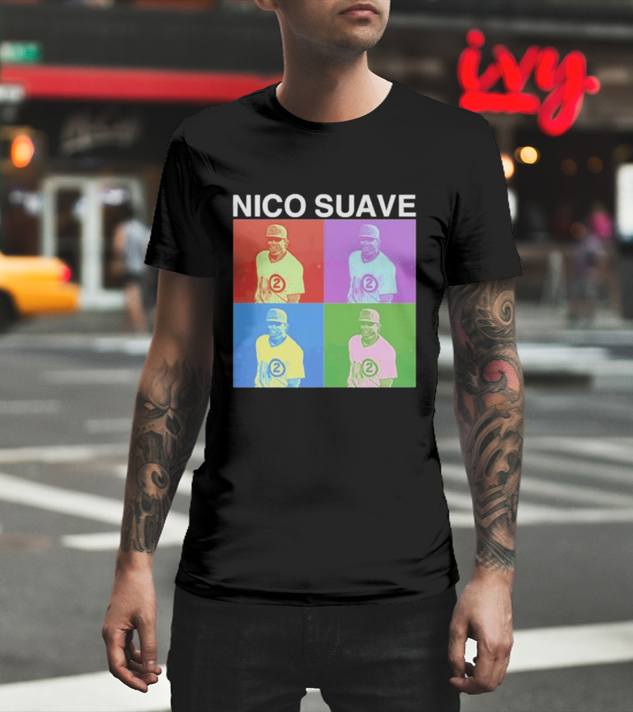 Nico Hoerner Nico Suave Chicago Cubs Player Number 2 Pop T-Shirt