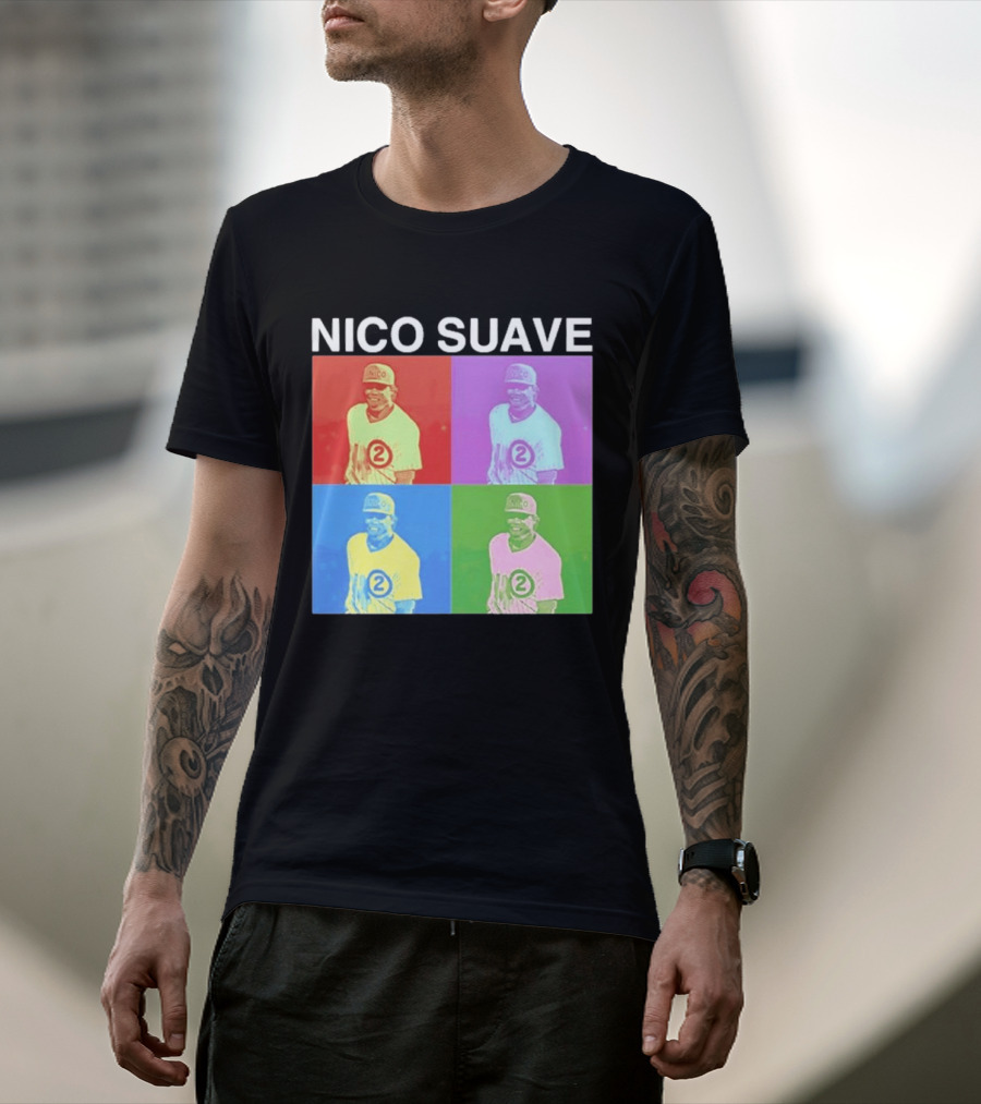 Nico Hoerner Nico Suave Chicago Cubs Player Number 2 Pop T-Shirt