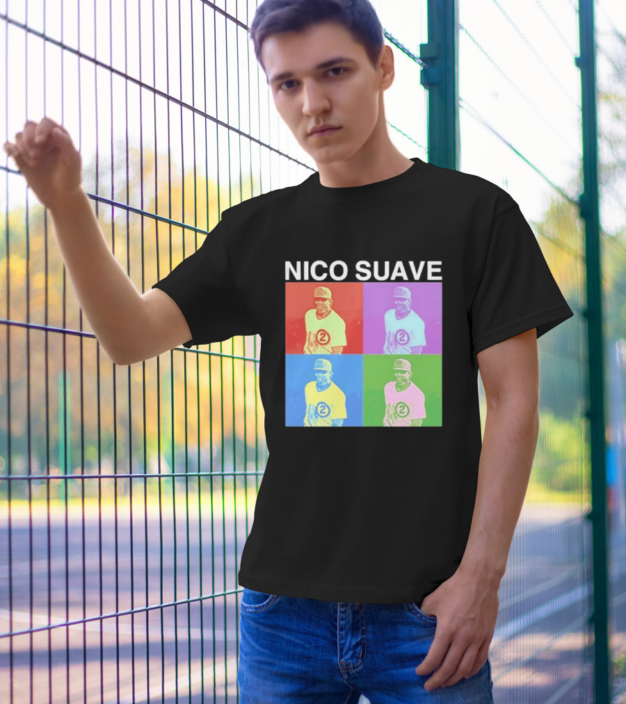 Nico Hoerner Nico Suave Chicago Cubs Player Number 2 Pop T-Shirt
