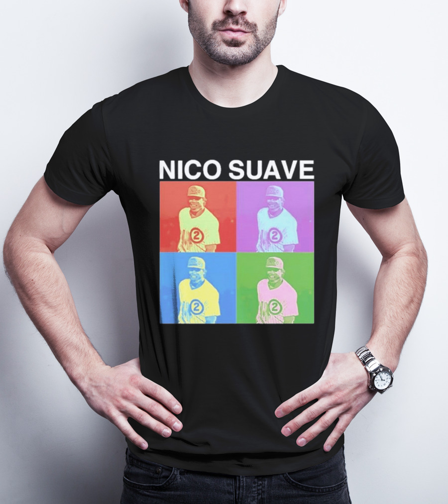 Nico Hoerner Nico Suave Chicago Cubs Player Number 2 Pop T-Shirt
