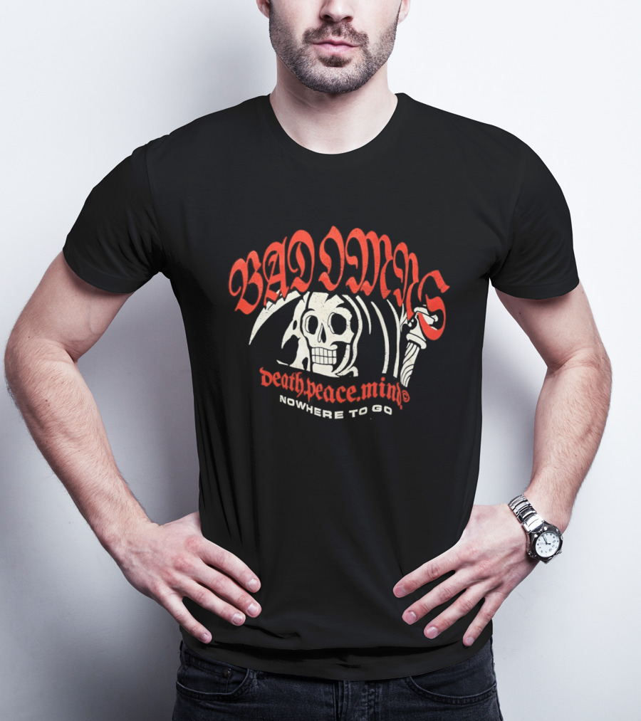 Bad Omens The Death Of Peace Of Mind Nowhere To Go Skull Reaper T-Shirt