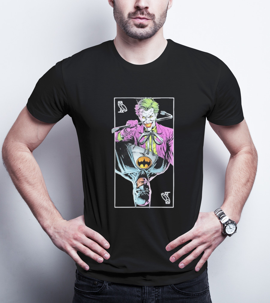 OVO X Batman X The Joker The Mirror Only See The Truth T-Shirt