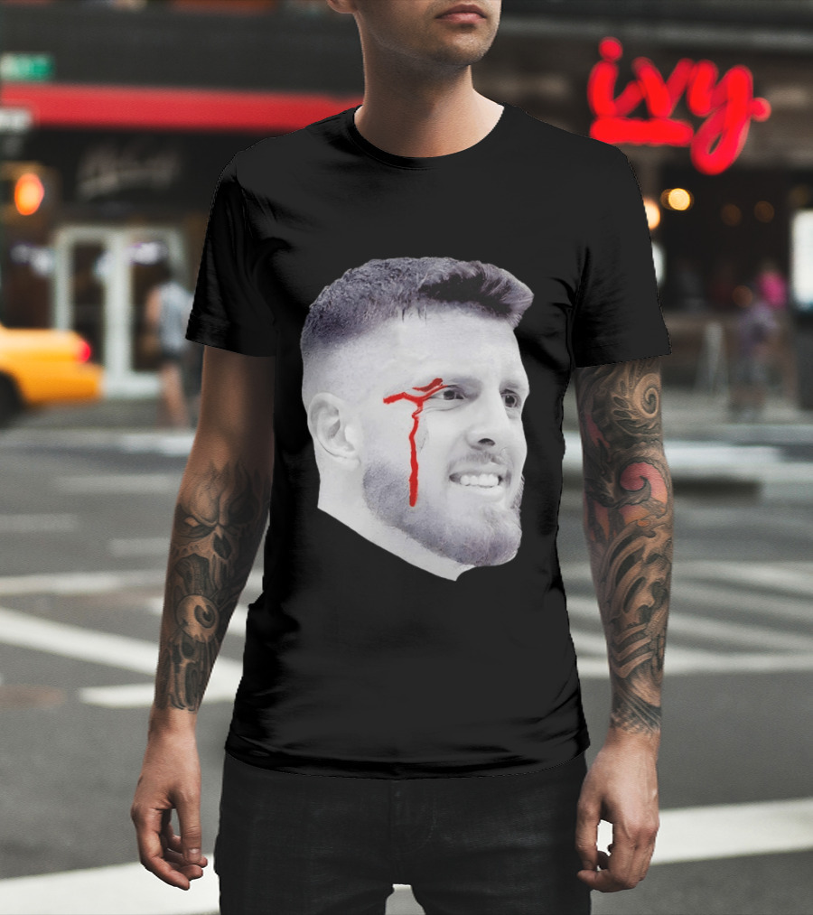 Isaiah Hartenstein IHart Bighead Bloody Face T-Shirt