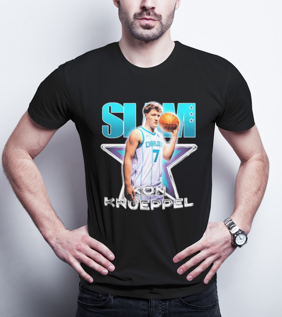 SLAM Magazine Cover April May 2026 Kon Knueppel Charlotte Basketball Issue 261 T-Shirt