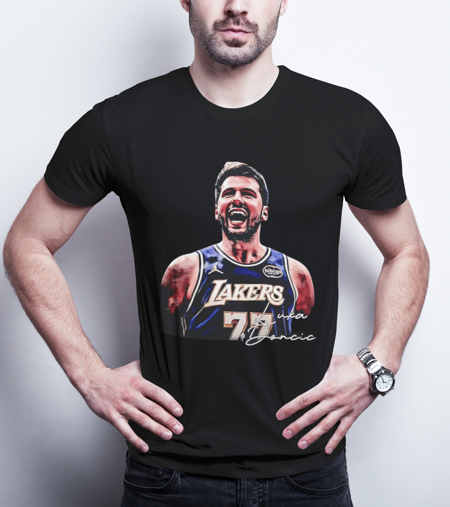 Luka Doncic Number 77 Los Angeles Lakers MVP 2026 T-Shirt