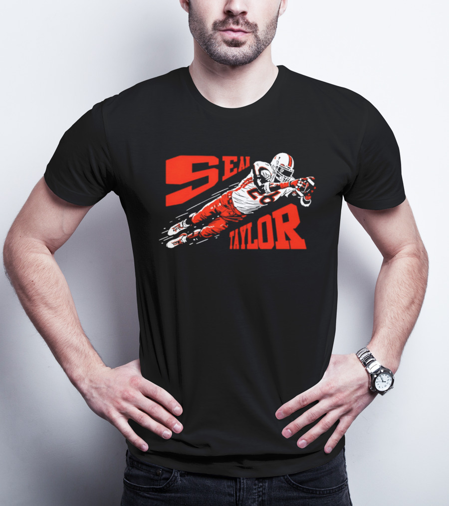 Sean Taylor ST26 Miami Hurricanes Superman Football Player T-Shirt