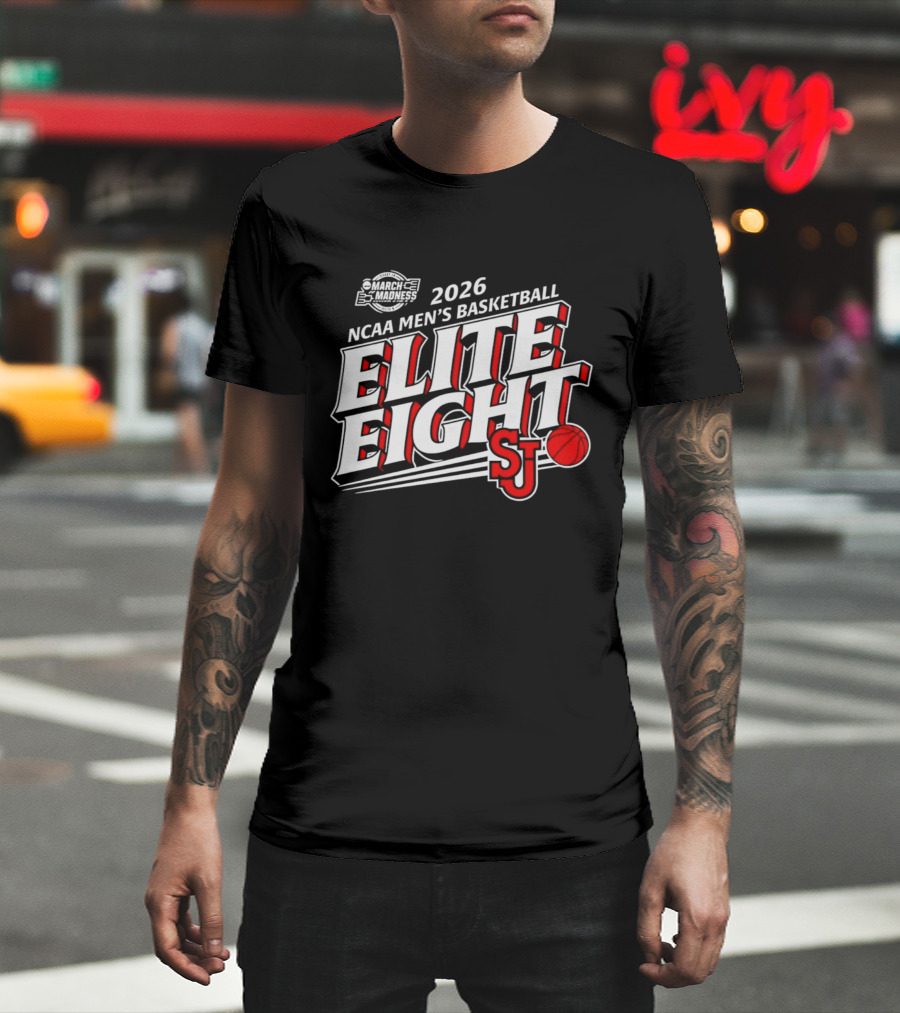 2026 NCAA Men's Basketball Elite Eight SJU T-Shirt