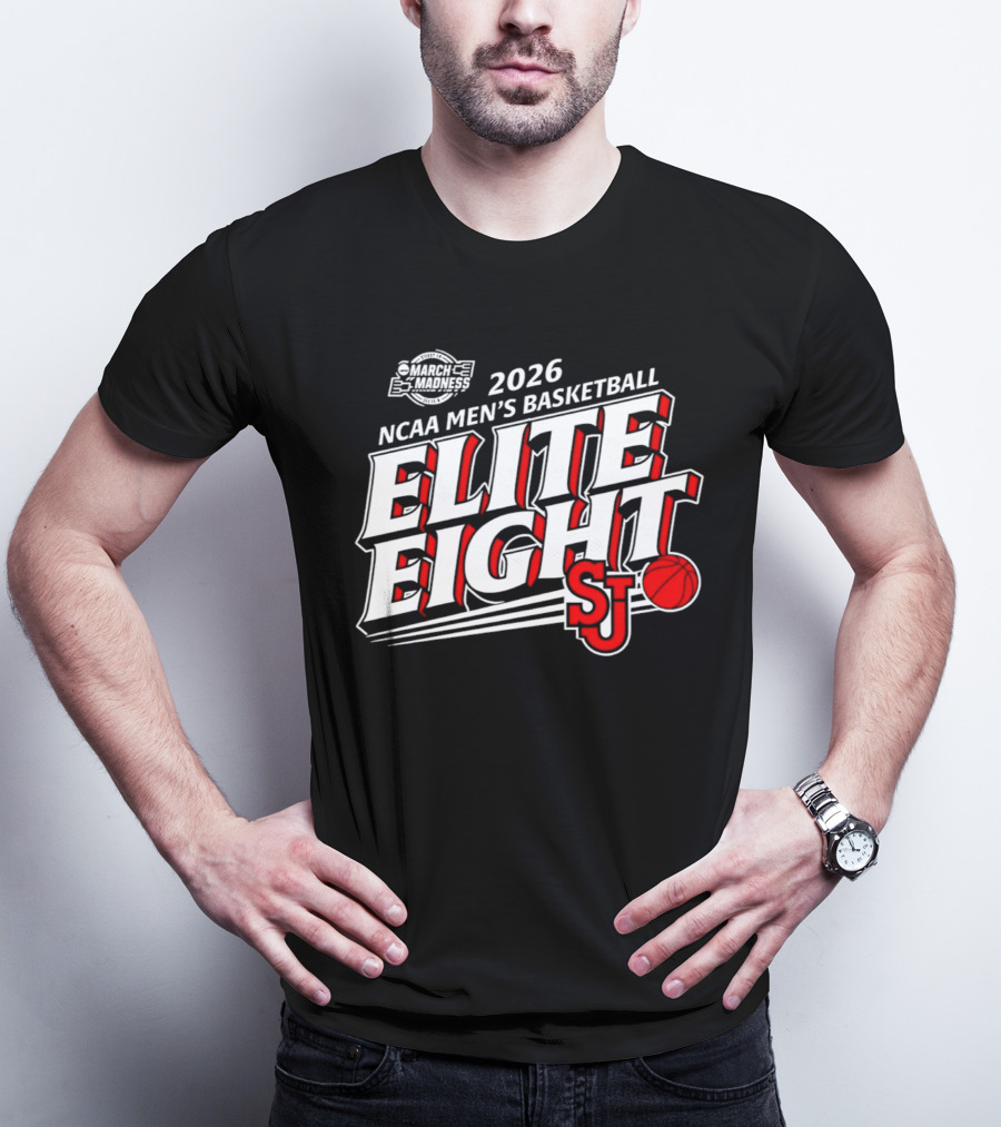 2026 NCAA Men's Basketball Elite Eight SJU T-Shirt