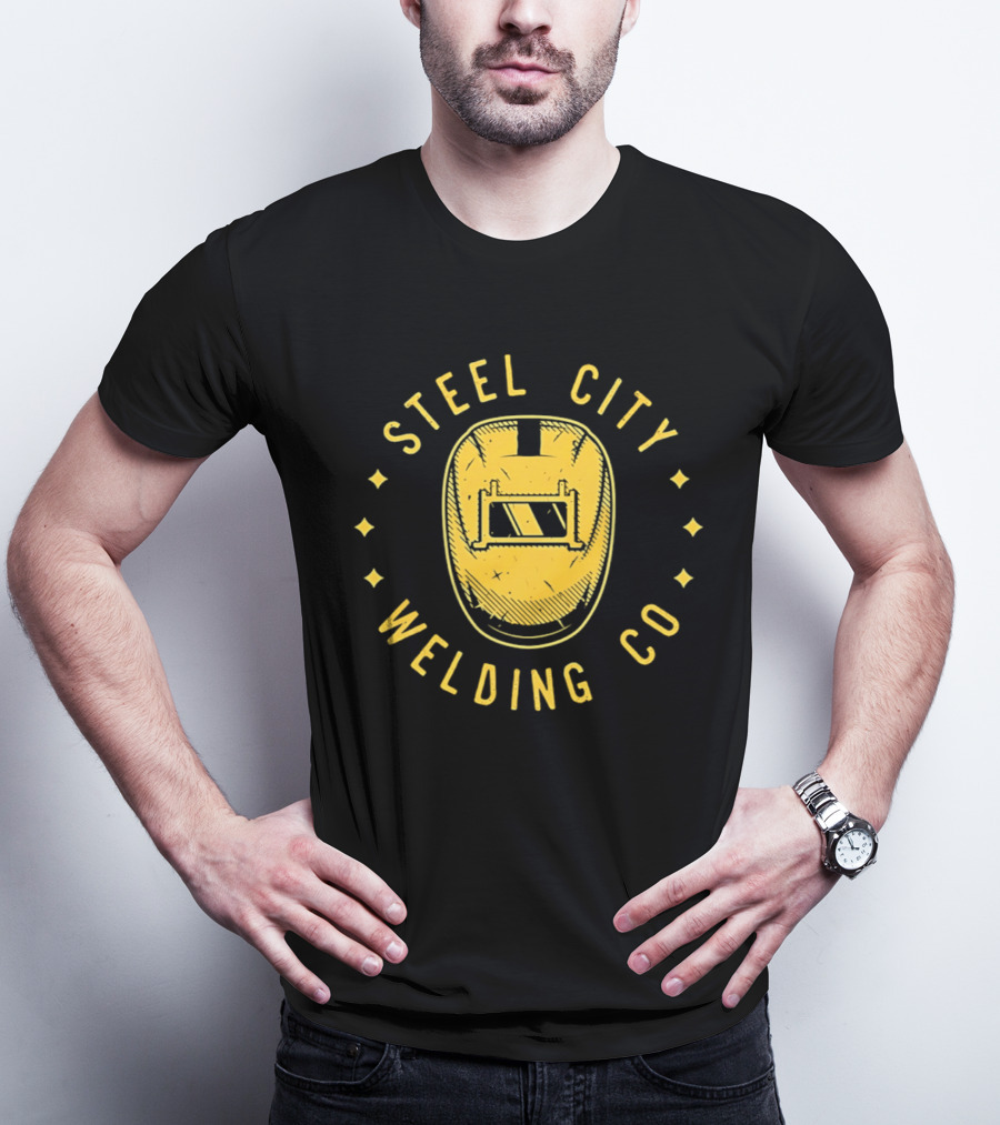 Steel City Welding Co Vintage Helmet T-Shirt