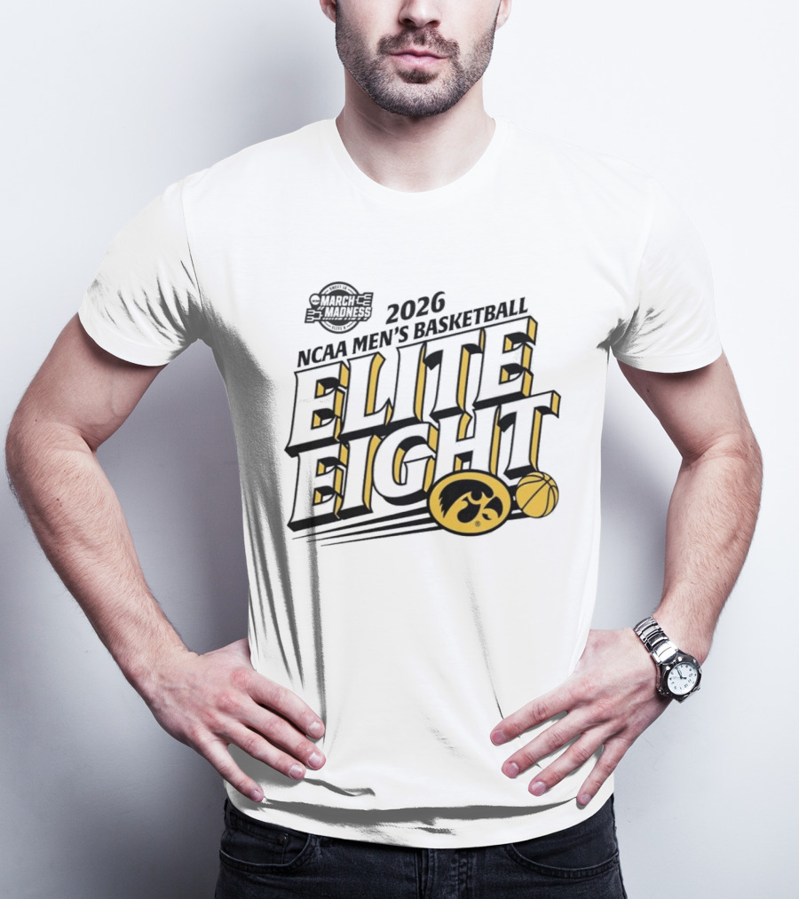 2026 Iowa NCAA Men's Basketball March Madness Elite Eight T-Shirt
