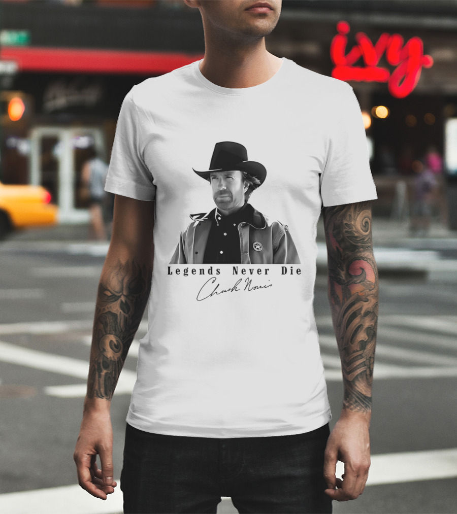 Legends Never Die Chuck Norris 2026 T-Shirt