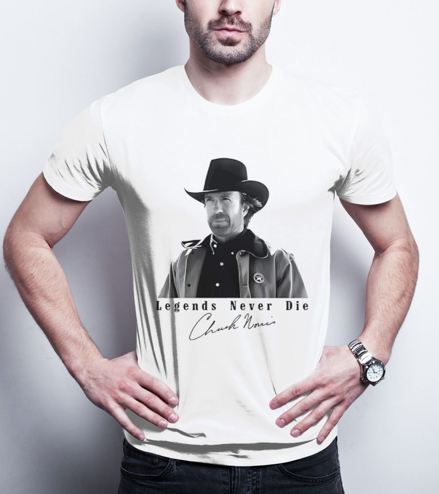 Legends Never Die Chuck Norris 2026 T-Shirt