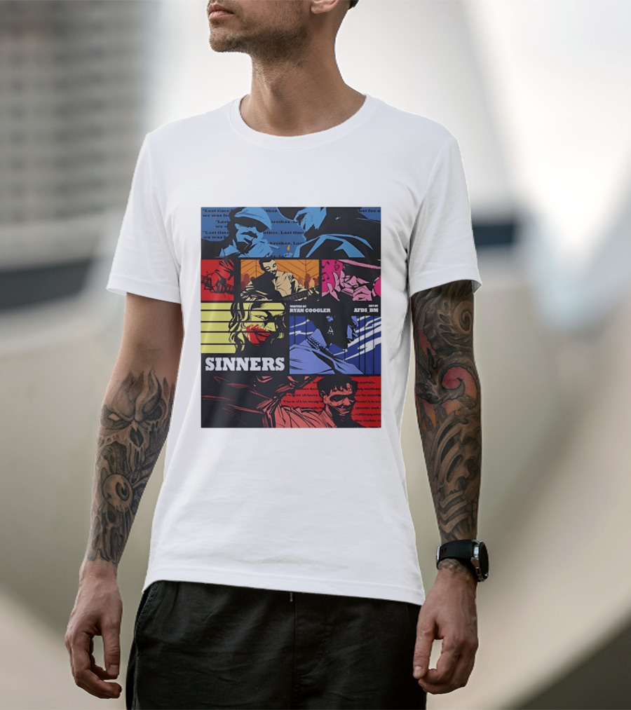 Sinners Ryan Coogler Cowboy Bebop Art By AFS BM T-Shirt