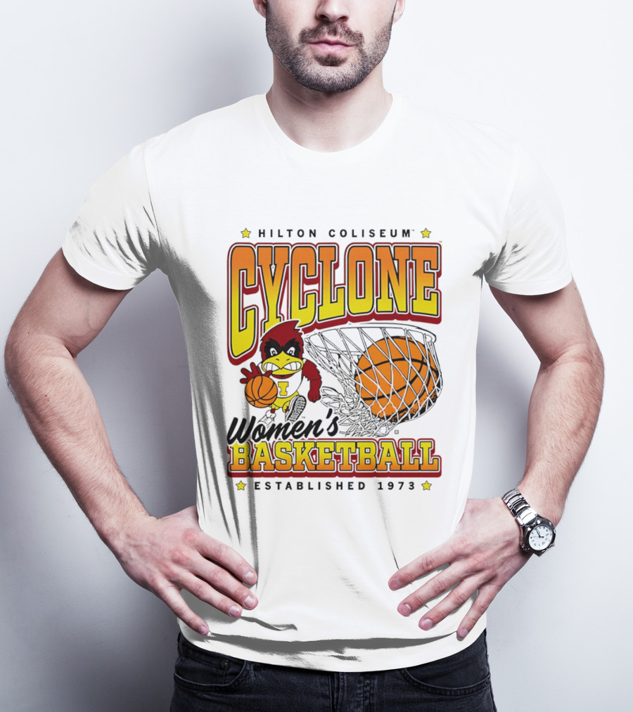 Hilton Coliseum Cyclone Women's Basketball Established 1973 T-Shirt
