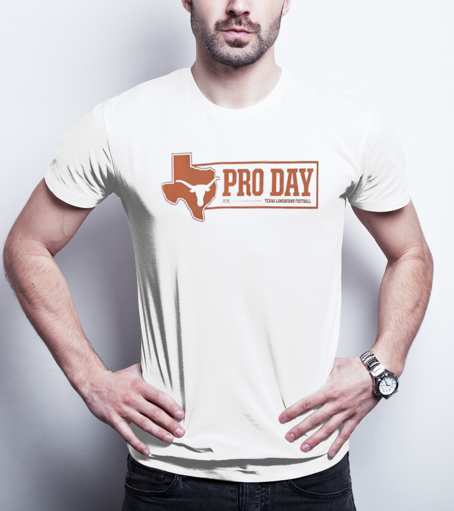 Texas Longhorns Football Pro Day Horns Country T-Shirt