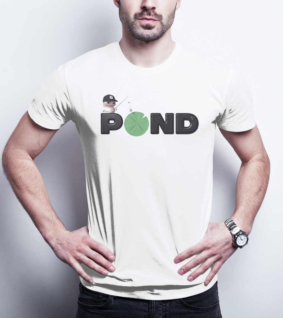 Pond0x Project Fishing Character With Lily Pad Letter O T-Shirt