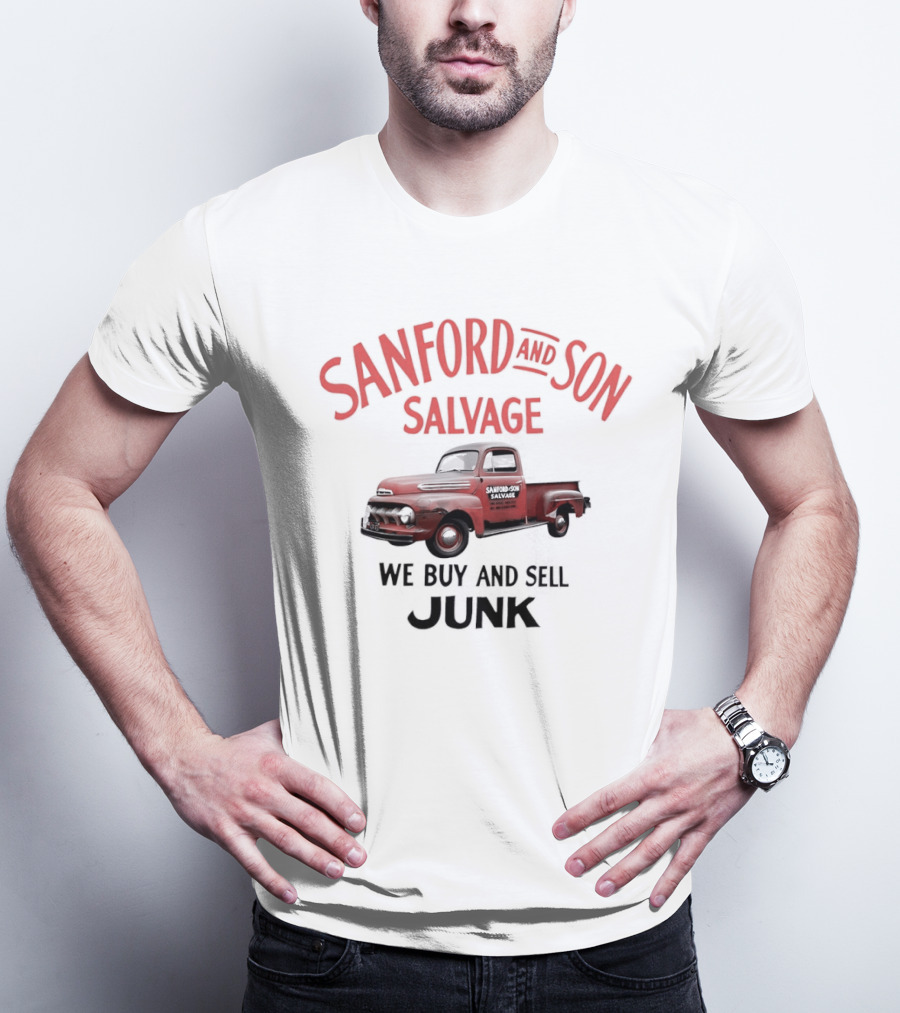 Sanford And Son Salvage We Buy And Sell Junk Vintage Truck T-Shirt