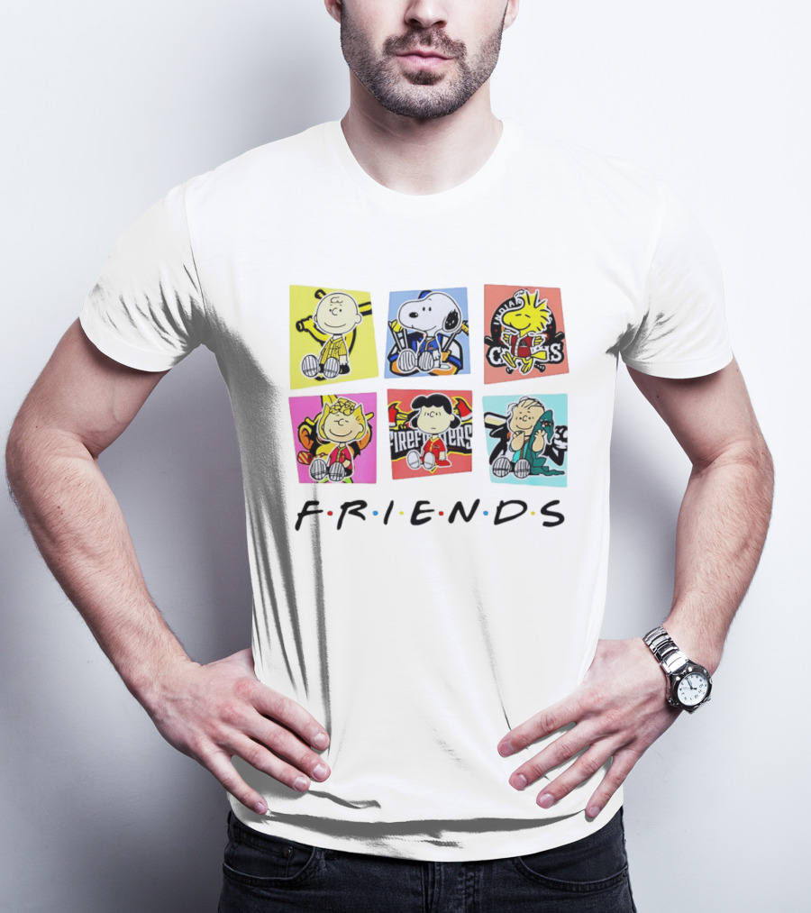 Savannah Bananas Ball Friends Characters Peanuets Firefighters Crocs T-Shirt