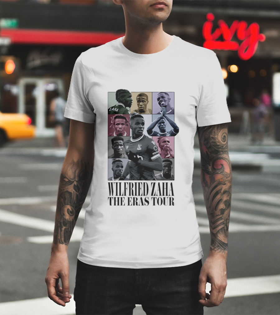 Wilfried Zaha The Eras Tour Soccer Montage T-Shirt