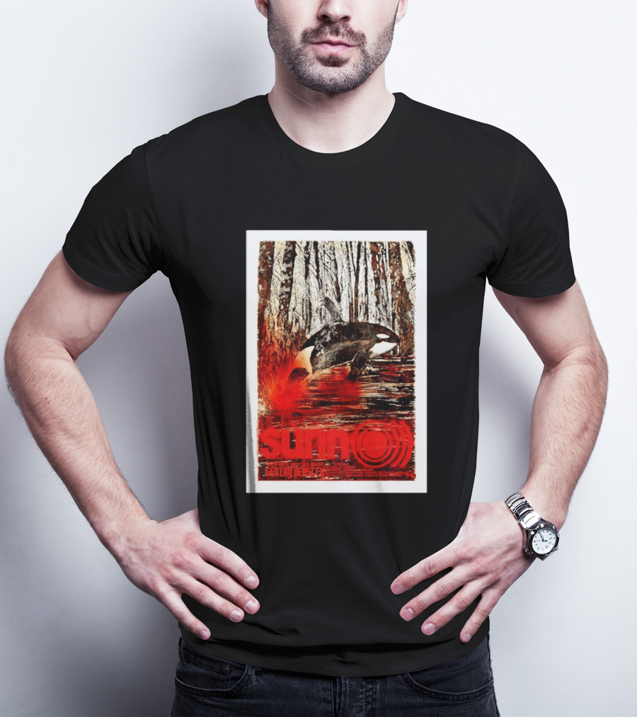 Sunn O Tour 2026 Orca Geary Theatre San Francisco Concert T-Shirt