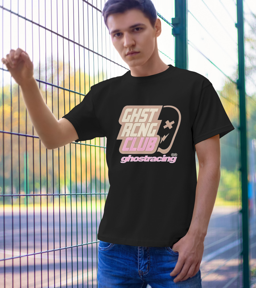 Ghost Racing Club Ghostracing Ghost Tracing Travis Pbc T-Shirt