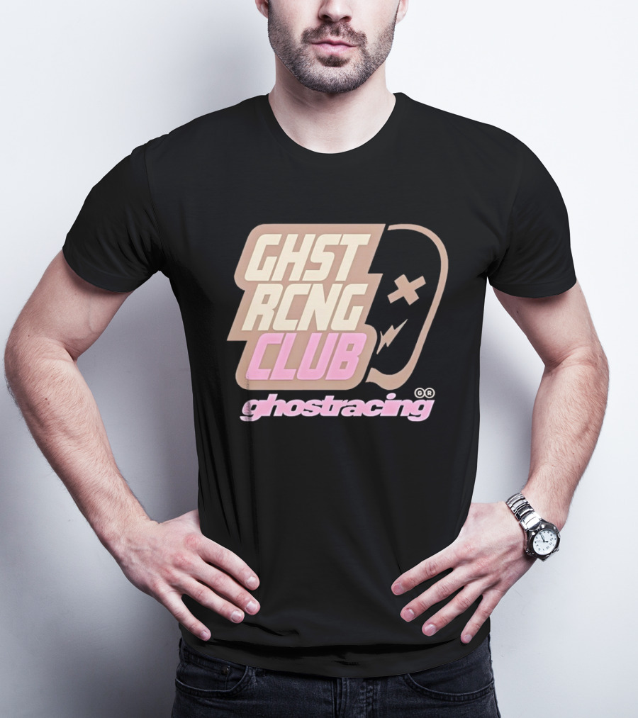 Ghost Racing Club Ghostracing Ghost Tracing Travis Pbc T-Shirt