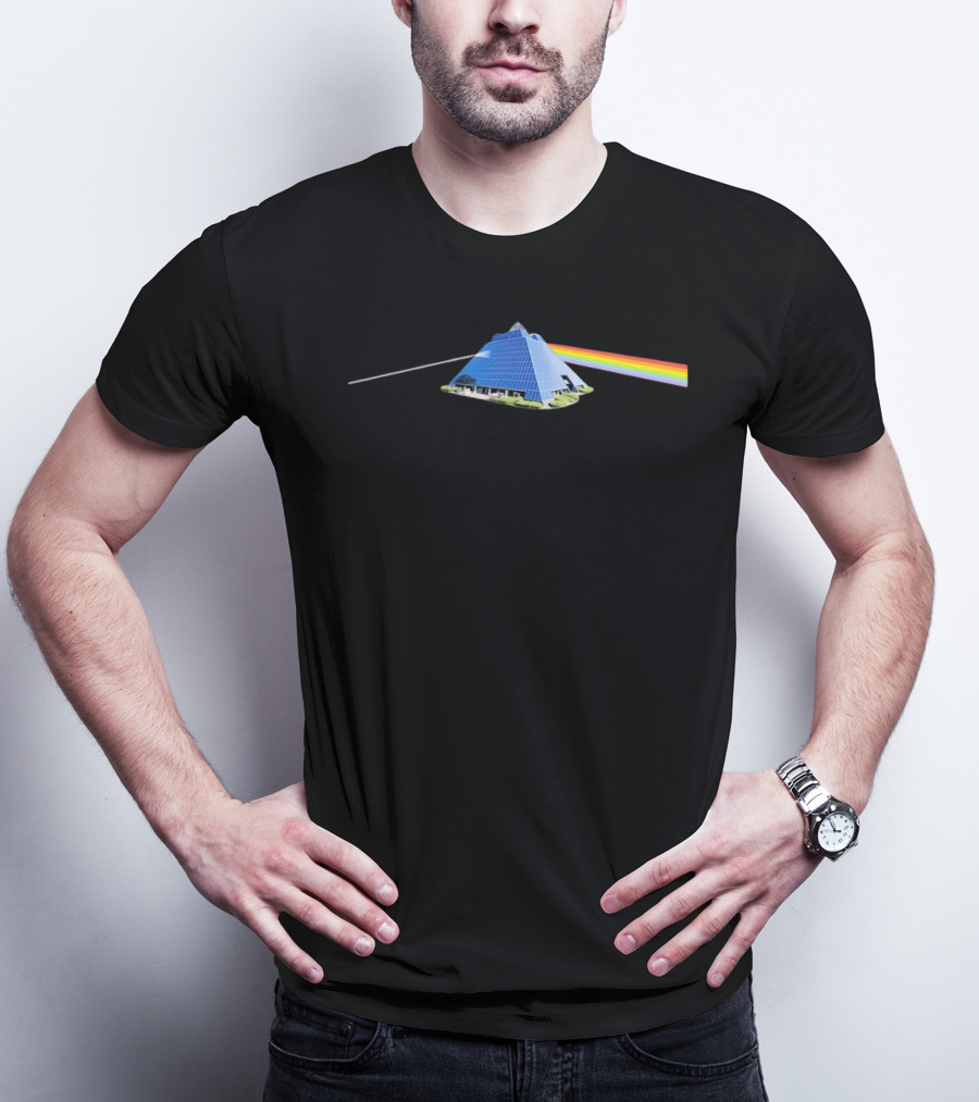 The Dark Side Of The Pyramid Prism Rainbow T-Shirt