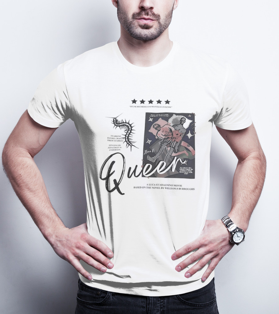 Queer D'une Richesse Enivrante Et Intense Luca Guadagnino Movie Based On Novel By Williams Burroughs T-Shirt