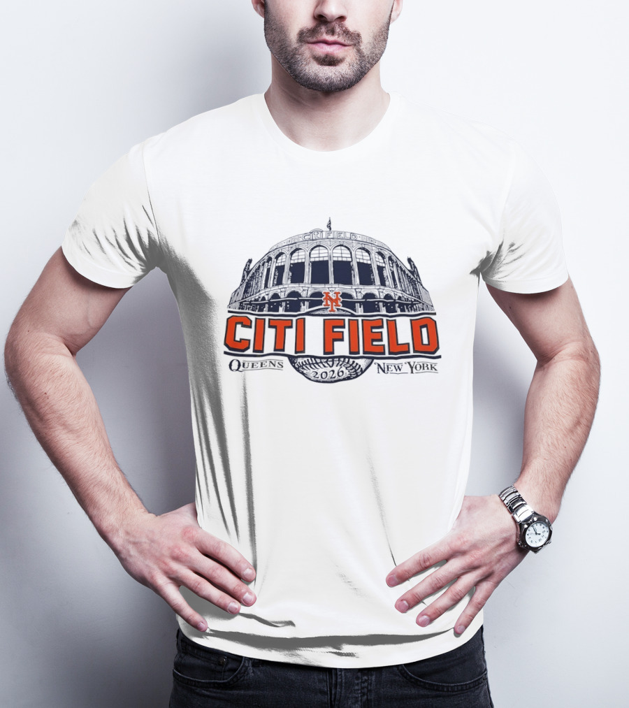New York Mets Citi Field Queens 2026 T-Shirt