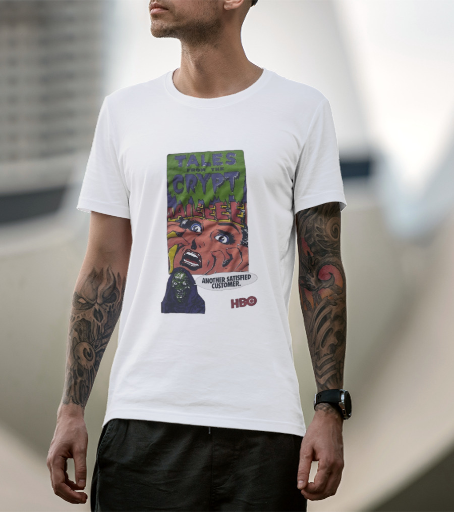 Tales From The Crypt Aaileee Another Satisfied Customer HBO T-Shirt
