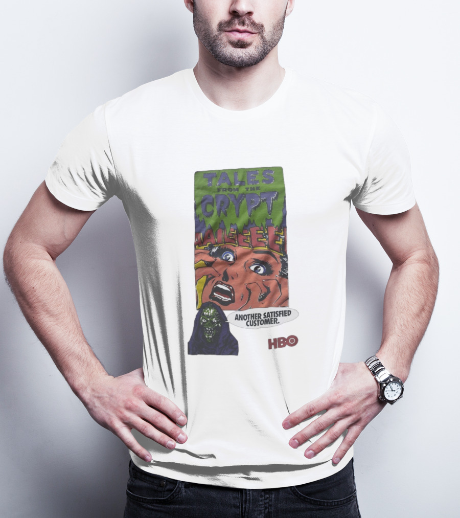 Tales From The Crypt Aaileee Another Satisfied Customer HBO T-Shirt