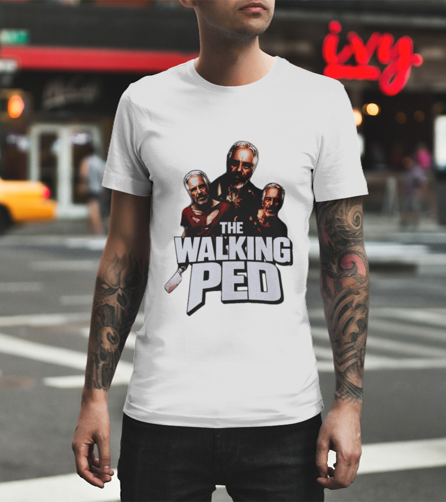 The Walking Ped Jeffrey Parody Horror T-Shirt