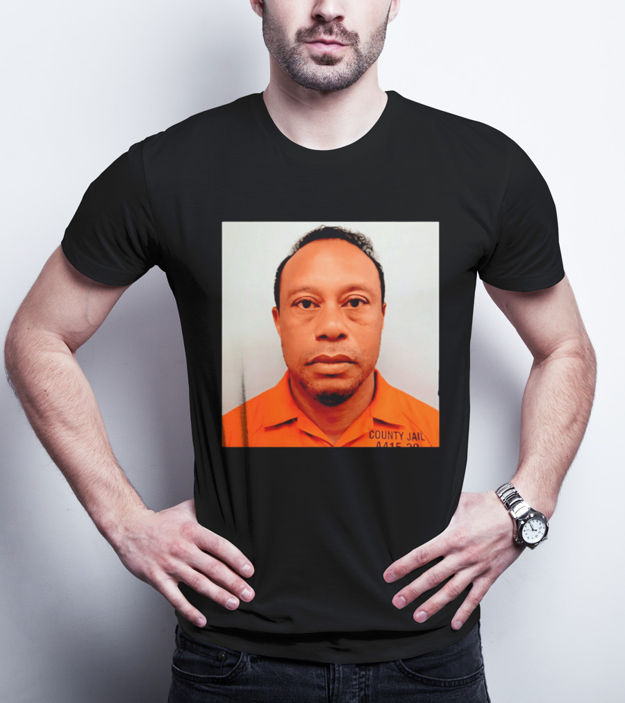 Tiger Woods 2026 County Jail 4415 29 Shot Edit T-Shirt
