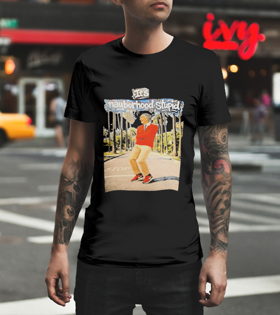 Mister Rogers Primitive Skateboarding It's Nayborhood Stupid T-Shirt