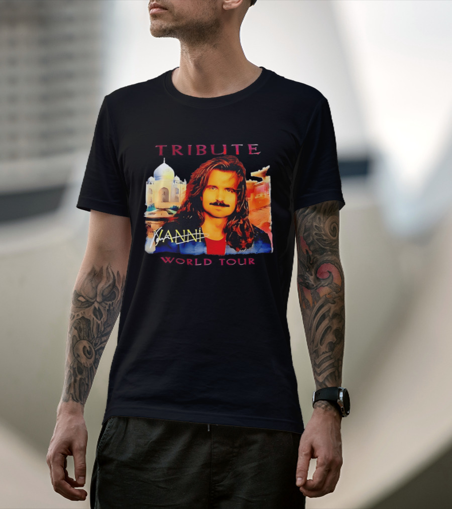 Yanni Tribute World Tour Taj Mahal T-Shirt