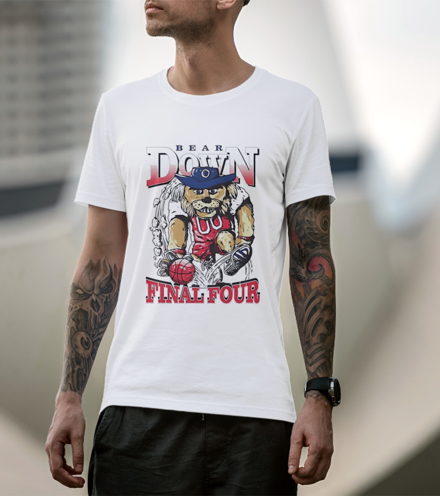 Bear Down Arizona Wildcats Final Four Basketball Team Spirit T-Shirt