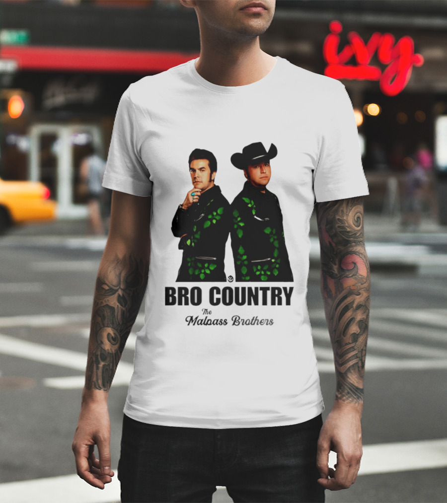 Bro Country The Malnass Brothers Western Style Duo T-Shirt