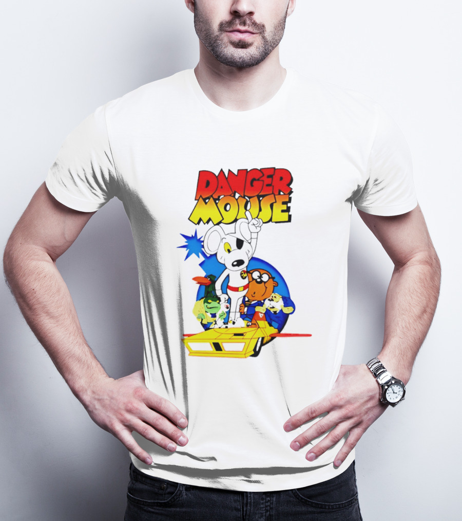 Danger Mouse Animated Character Adventure Team T-Shirt