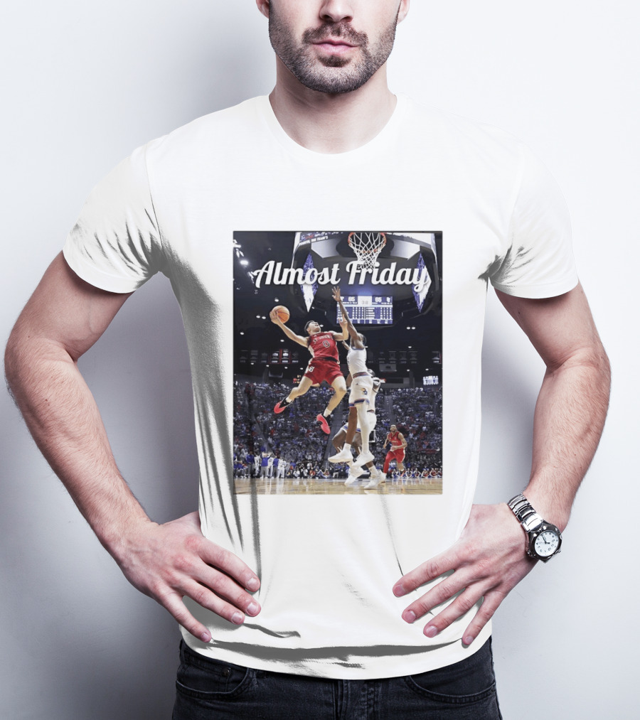 St John's Vs Kansas NCAA Basketball Almost Friday Action T-Shirt
