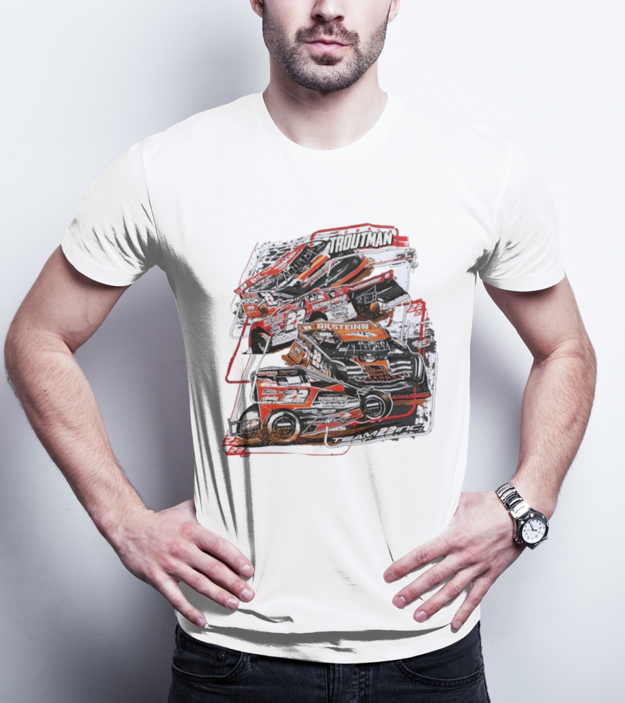 Drake Troutman 22 Racing Bilstein Team 22 Inc Victory Circle T-Shirt