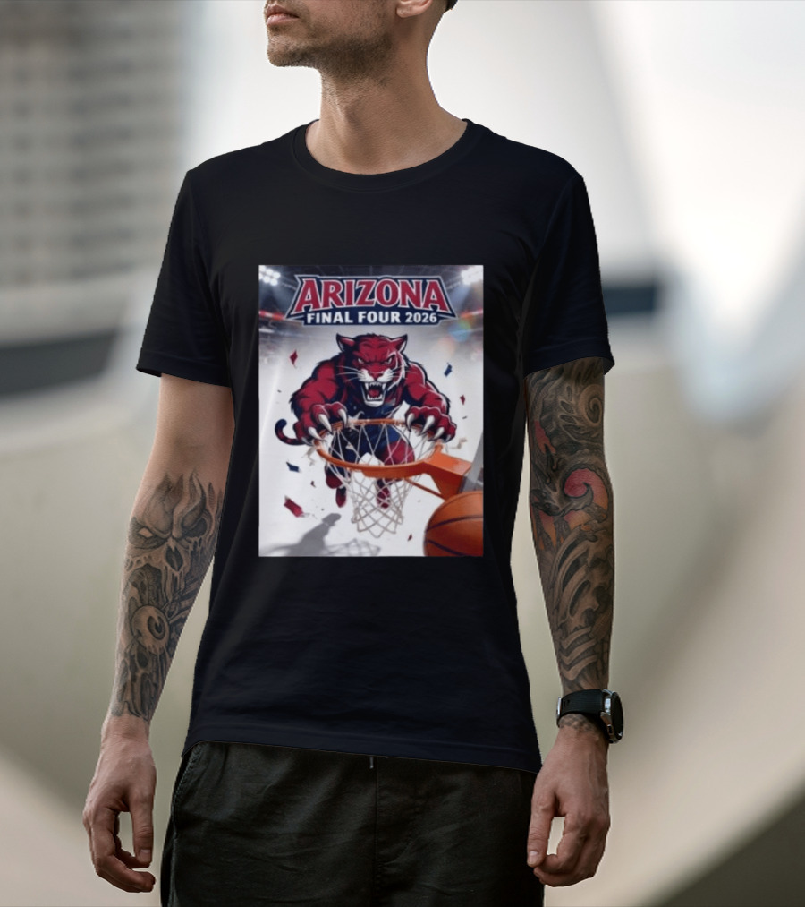 Arizona Wildcats Final Four 2026 Basketball Game Day Wildcat T-Shirt
