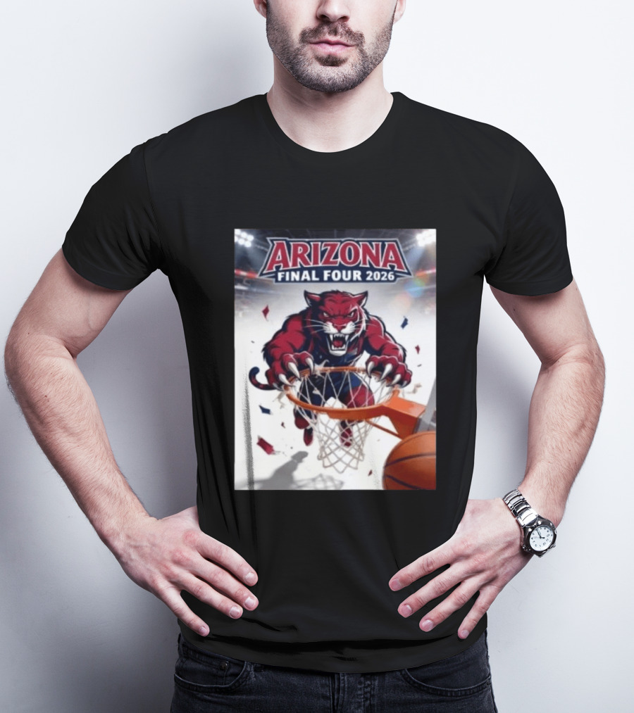 Arizona Wildcats Final Four 2026 Basketball Game Day Wildcat T-Shirt
