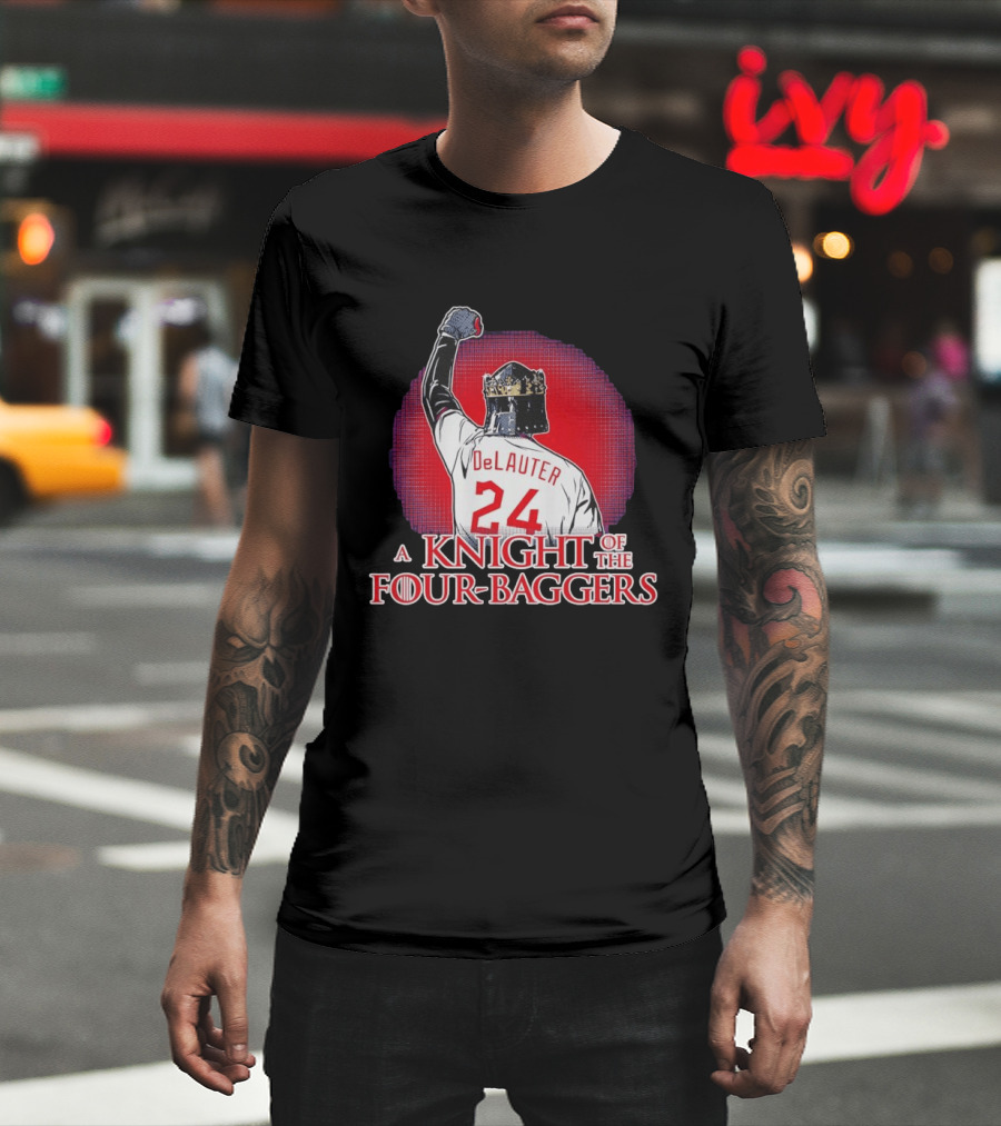 Chase DeLauter 24 A Knight Of The Four Baggers T-Shirt