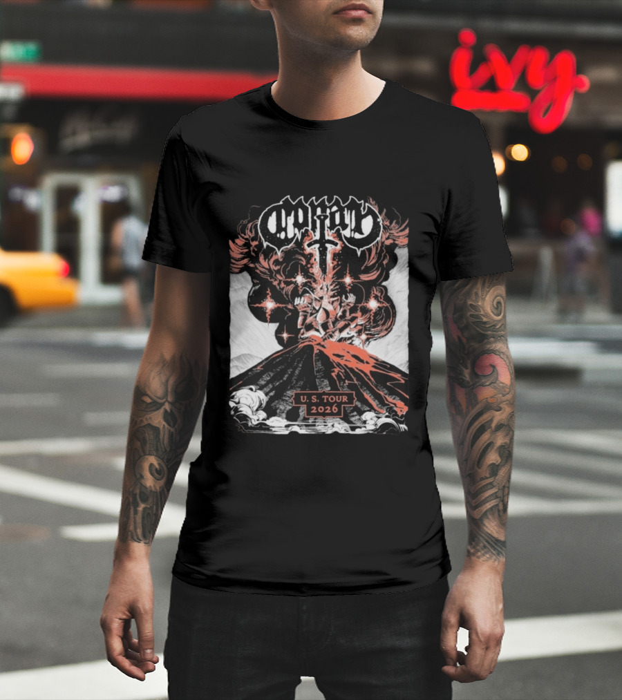Conan Band U.S. Tour 2026 Explosive Lava T-Shirt