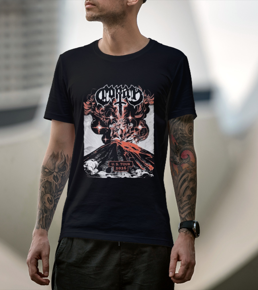 Conan Band U.S. Tour 2026 Explosive Lava T-Shirt
