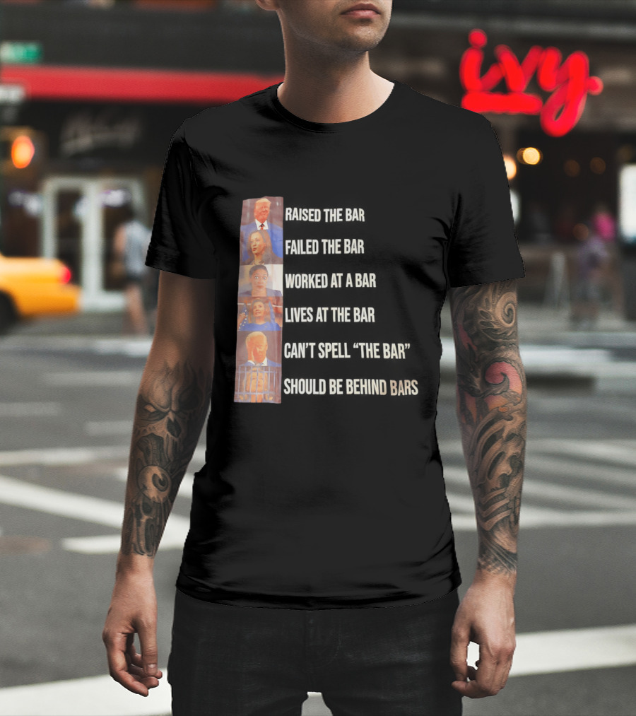 Assholes That Belong In Prison Kamala Harris Alexandria Ocasio Cortez Nancy Pelosi Joe Biden Hillary Clinton T-Shirt