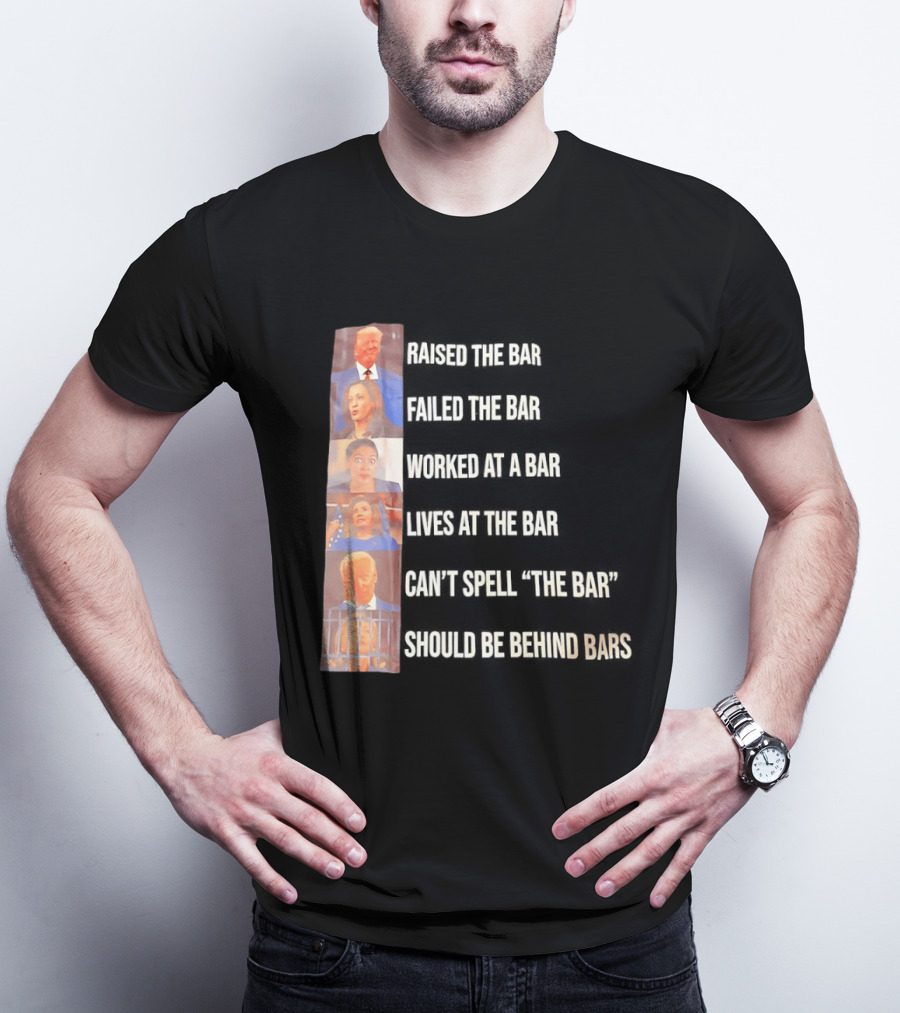 Assholes That Belong In Prison Kamala Harris Alexandria Ocasio Cortez Nancy Pelosi Joe Biden Hillary Clinton T-Shirt