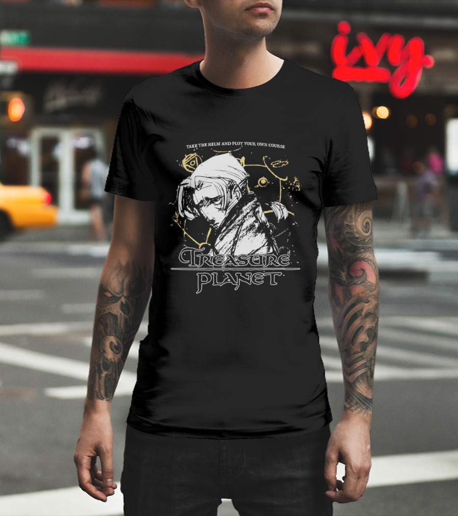 Jim Hawkins Treasure Planet Take The Helm And Plot Your Own Course T-Shirt