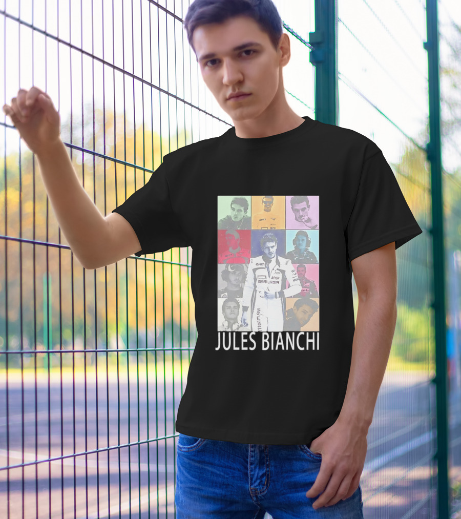 Jules Bianchi Legend The Eras Tour QNet Marussia Racing Hero Remembered T-Shirt